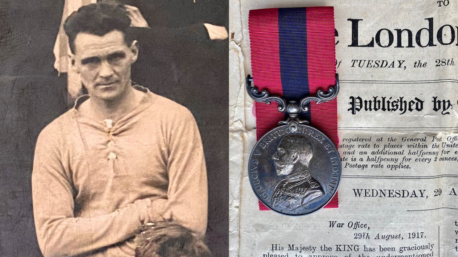 Herbert Evans medal.jpg | Cardiff